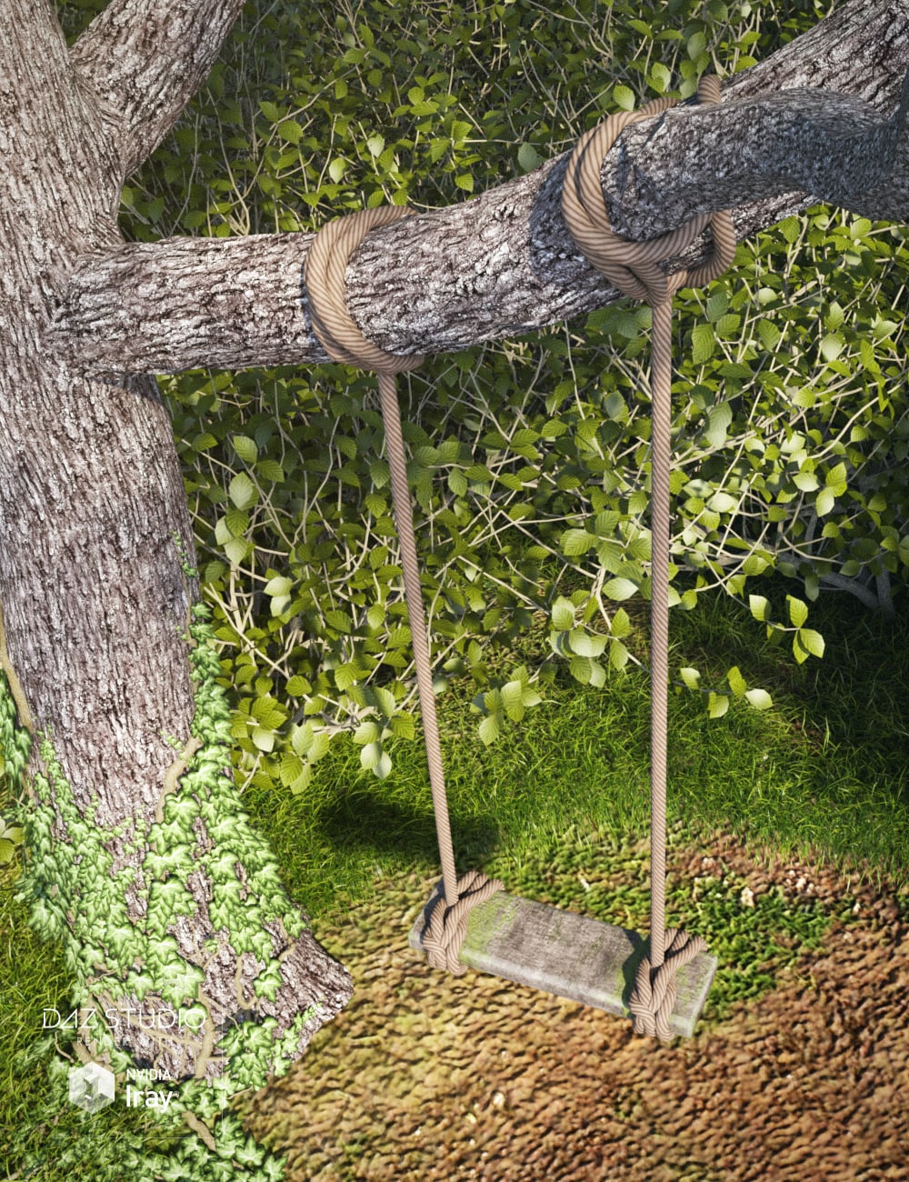 Tree And Swing | Daz 3D