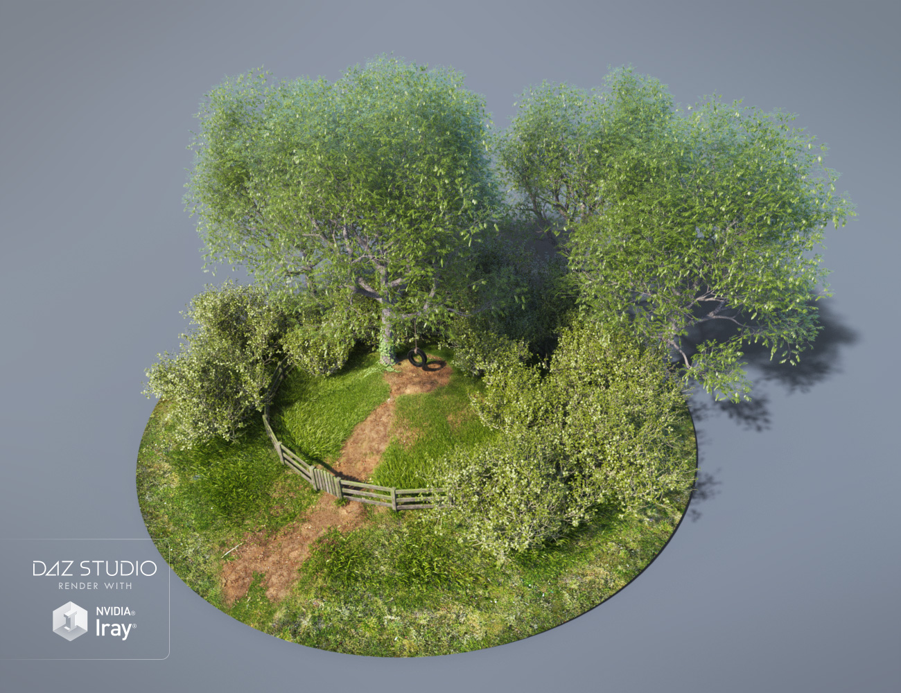 Tree And Swing | Daz 3D