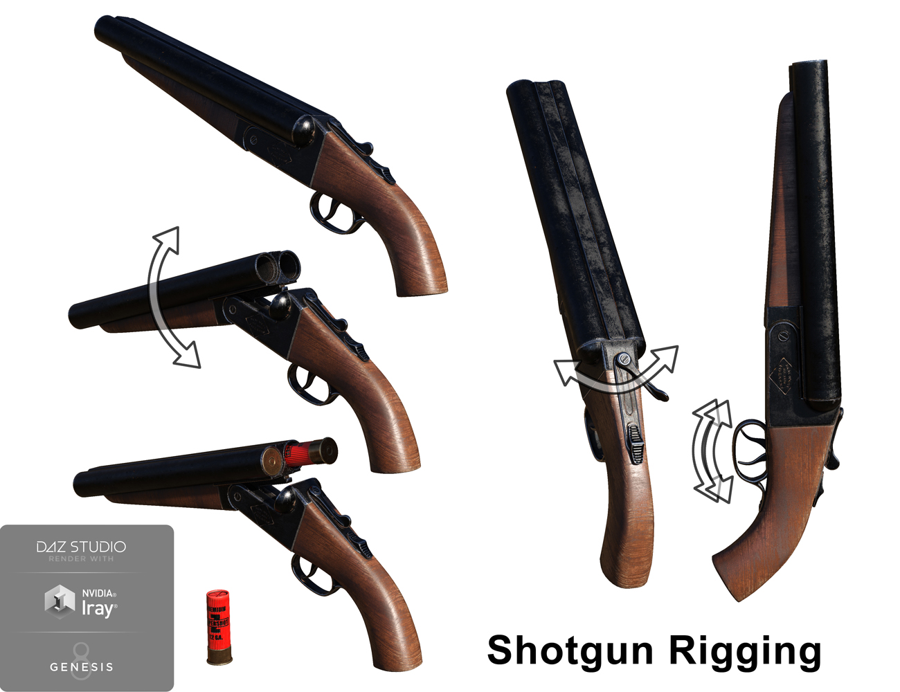 Post Apocalypse Weapon Set 1 | Daz 3D