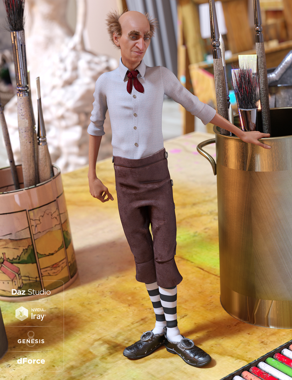 Ollie 8 Pro Bundle | Daz 3D