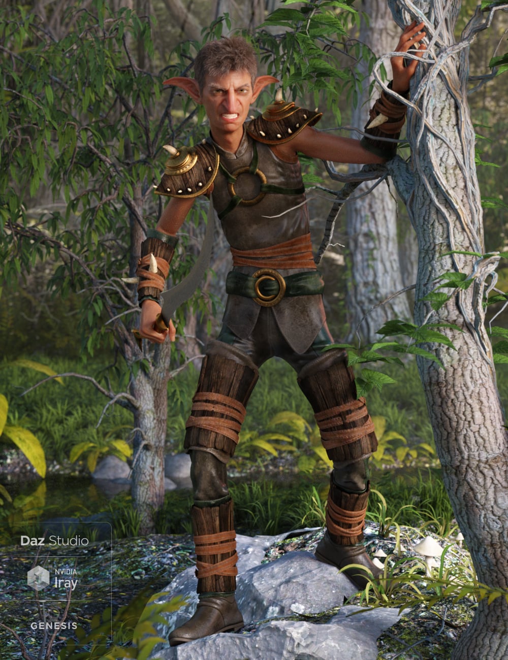 Ollie 8 Pro Bundle | Daz 3D