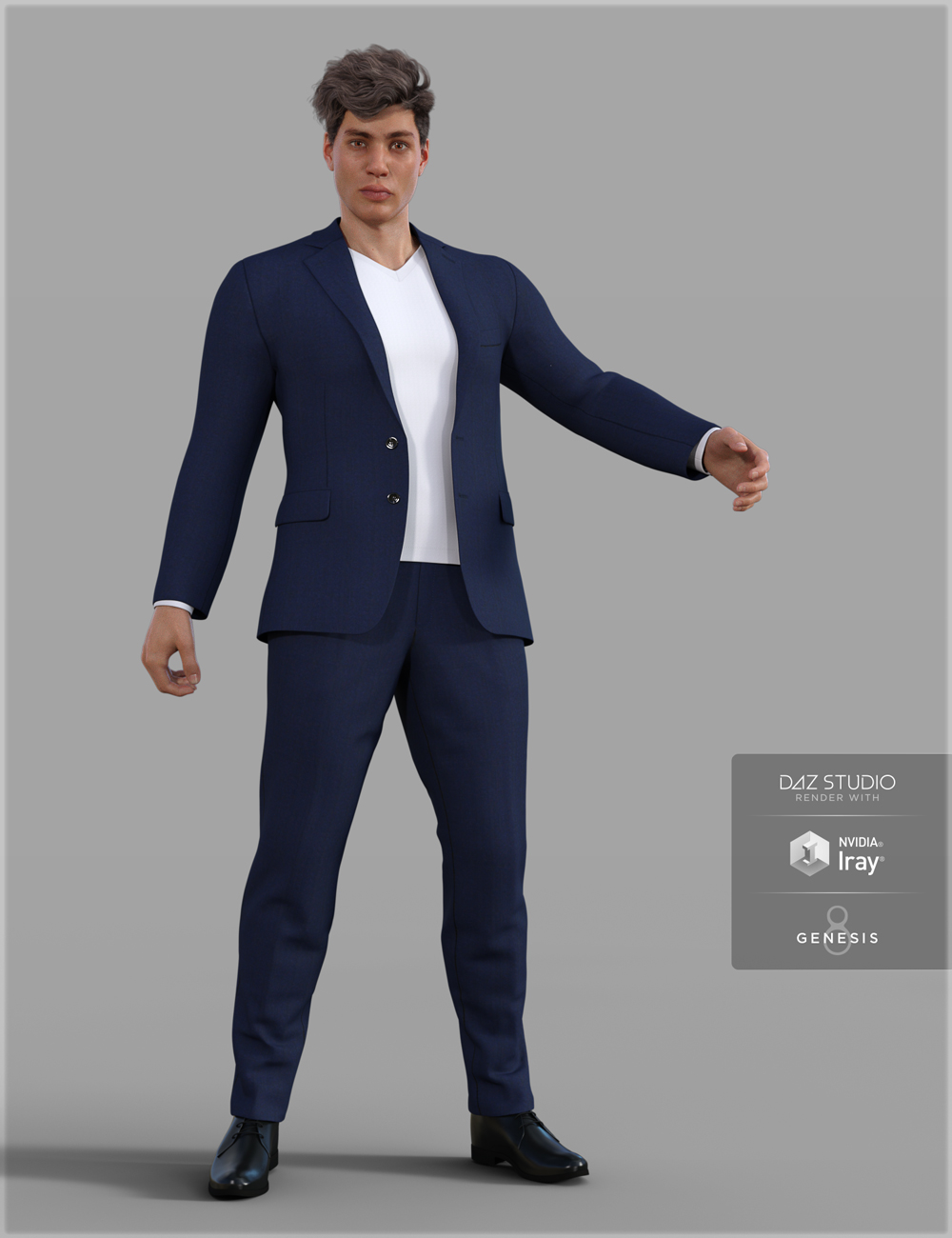 H&C Weekend Casual Suit for Genesis 8 Male | Daz 3D
