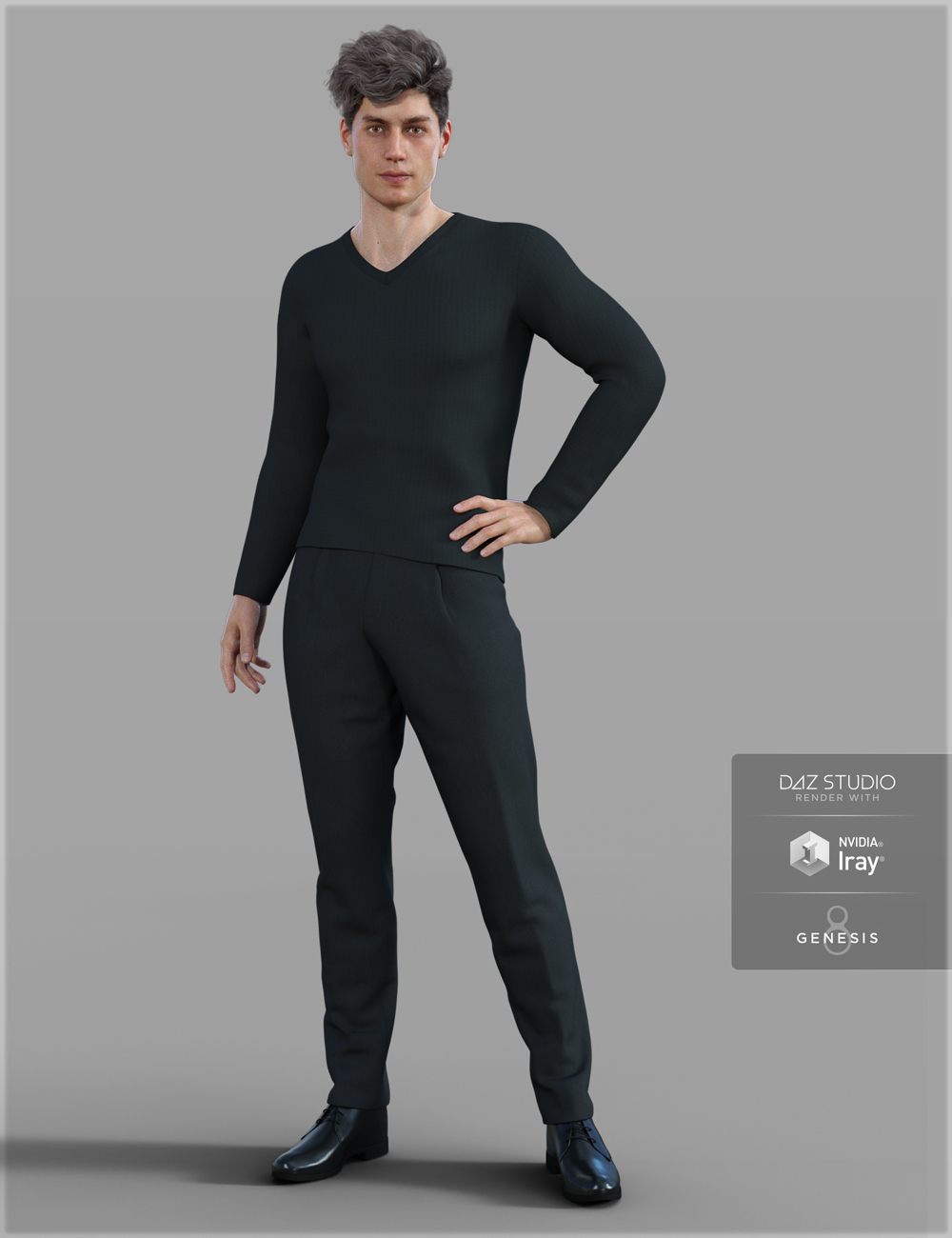 H&C Weekend Casual Suit for Genesis 8 Male | Daz 3D
