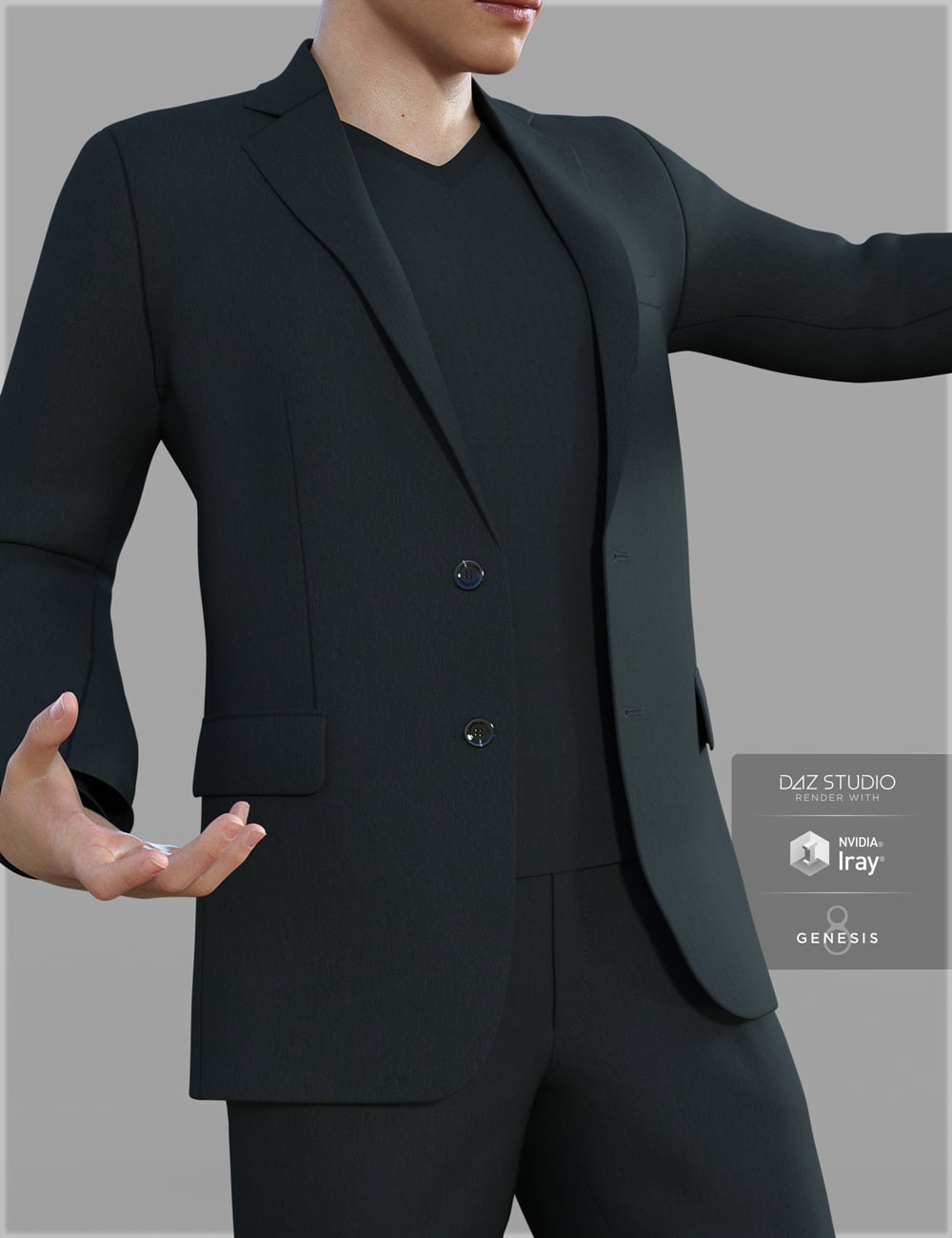 H&C Weekend Casual Suit for Genesis 8 Male | Daz 3D