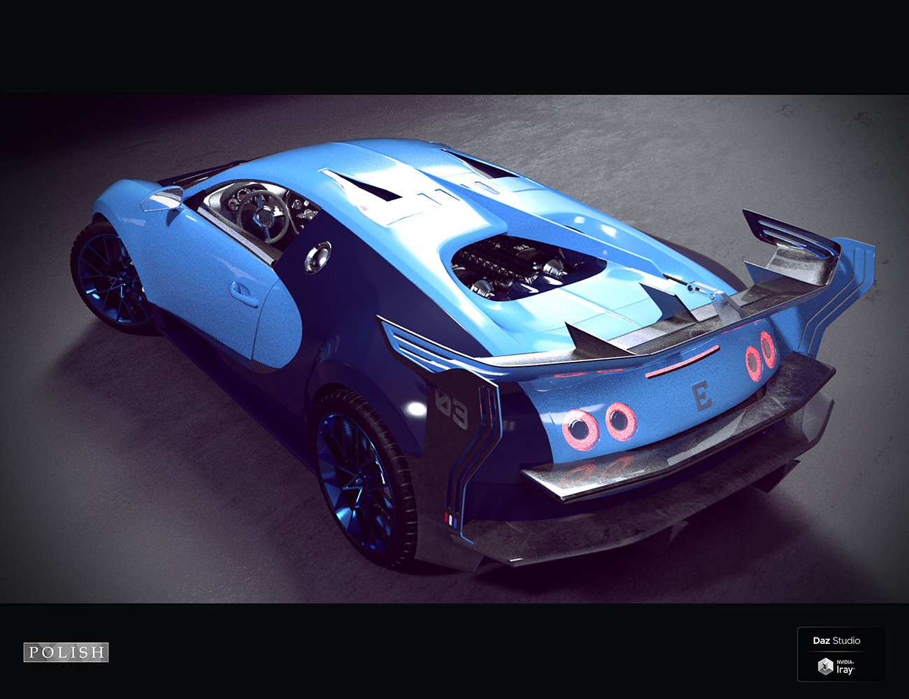 Epic Super Sports Car | Daz 3D