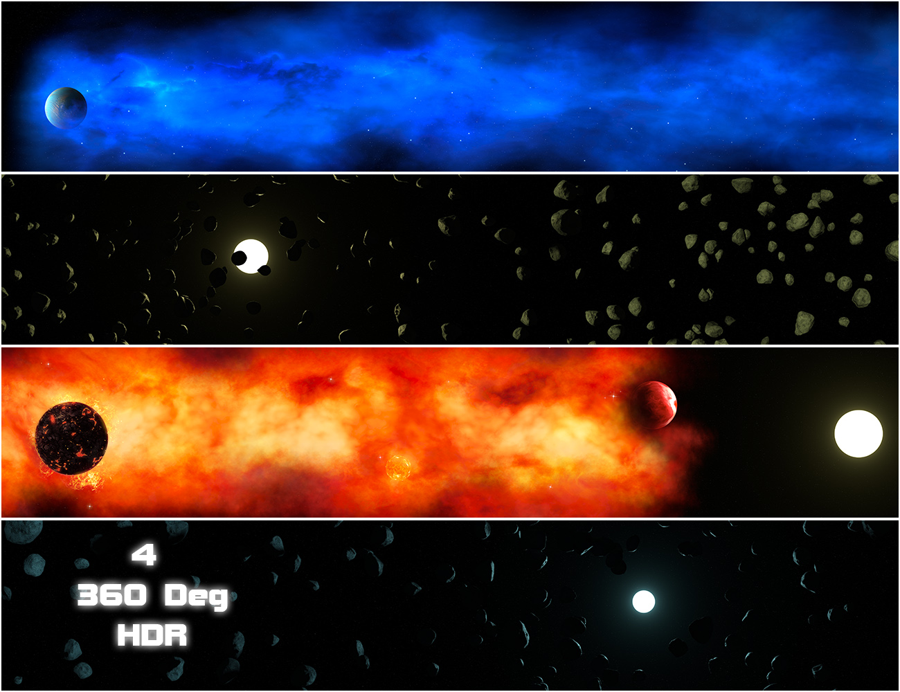 Asteroid Belt 360 | Daz 3D
