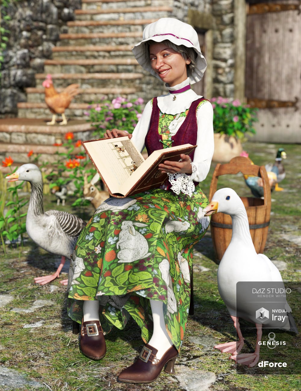 Edie 8 Pro Bundle | Daz 3D