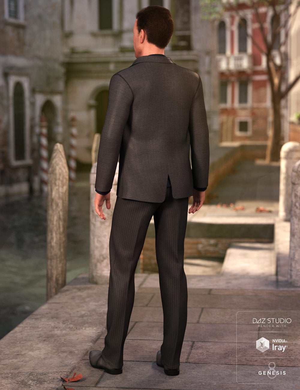 dForce Casual Suit Outfit for Genesis 8 Male(s) | Daz 3D