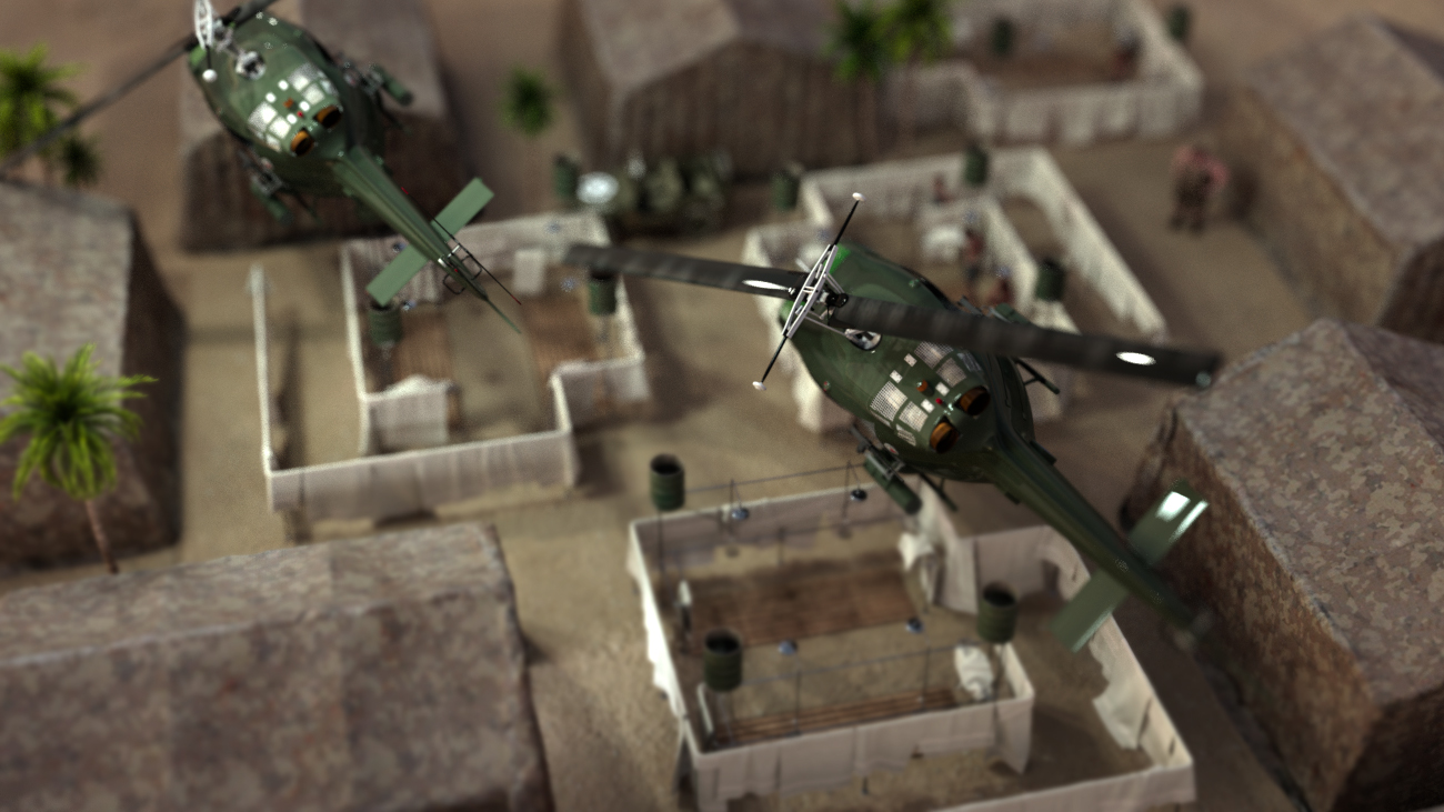 Forward Operating Base Shower Facility | Daz 3D