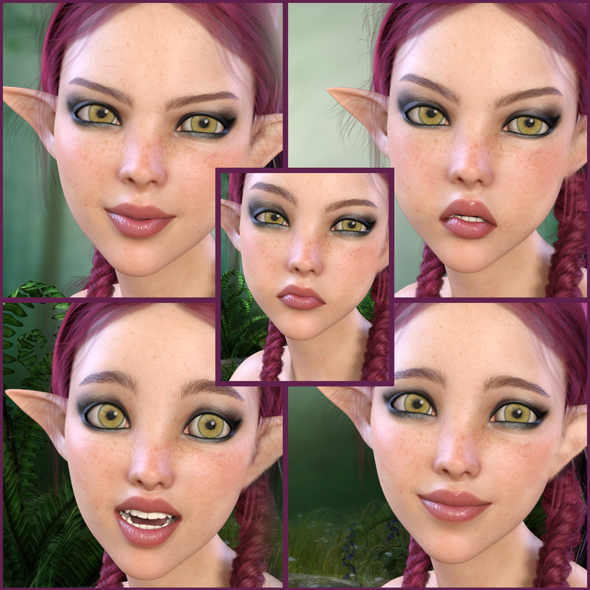 Z Mischievous Sprite - Poses and Expressions for Genesis 8 Female and ...