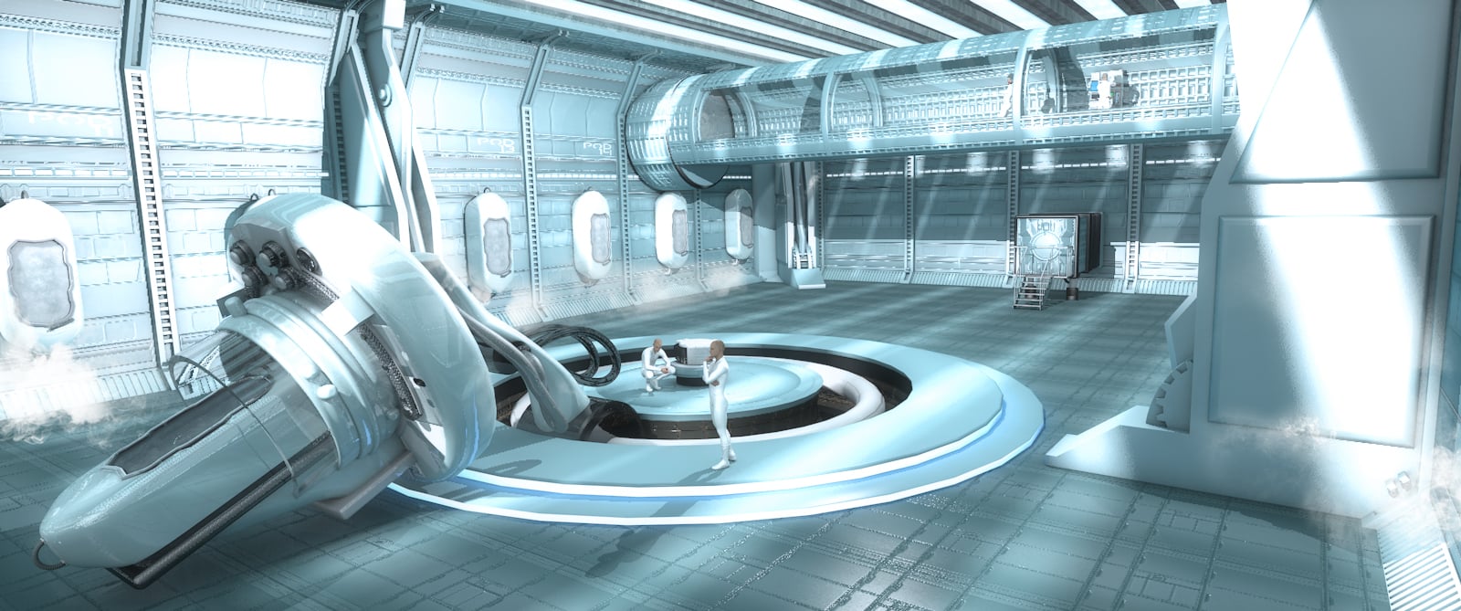Sci-Fi Cryogenic Room | Daz 3D
