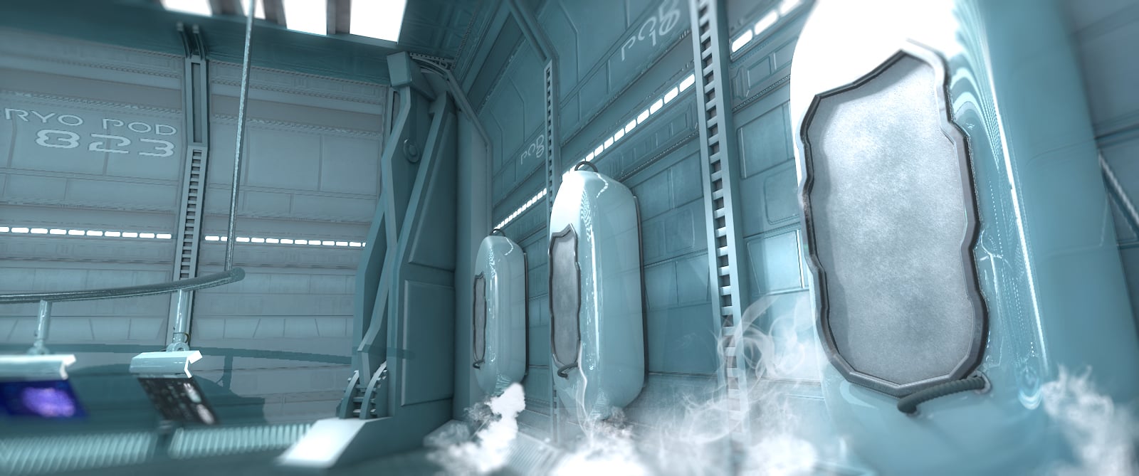 Sci-Fi Cryogenic Room | Daz 3D