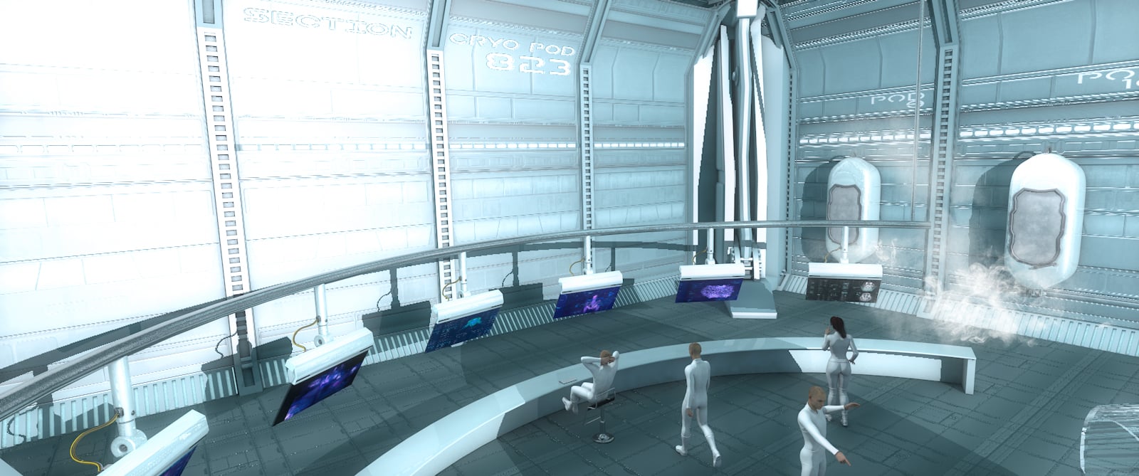 Sci-Fi Cryogenic Room | Daz 3D