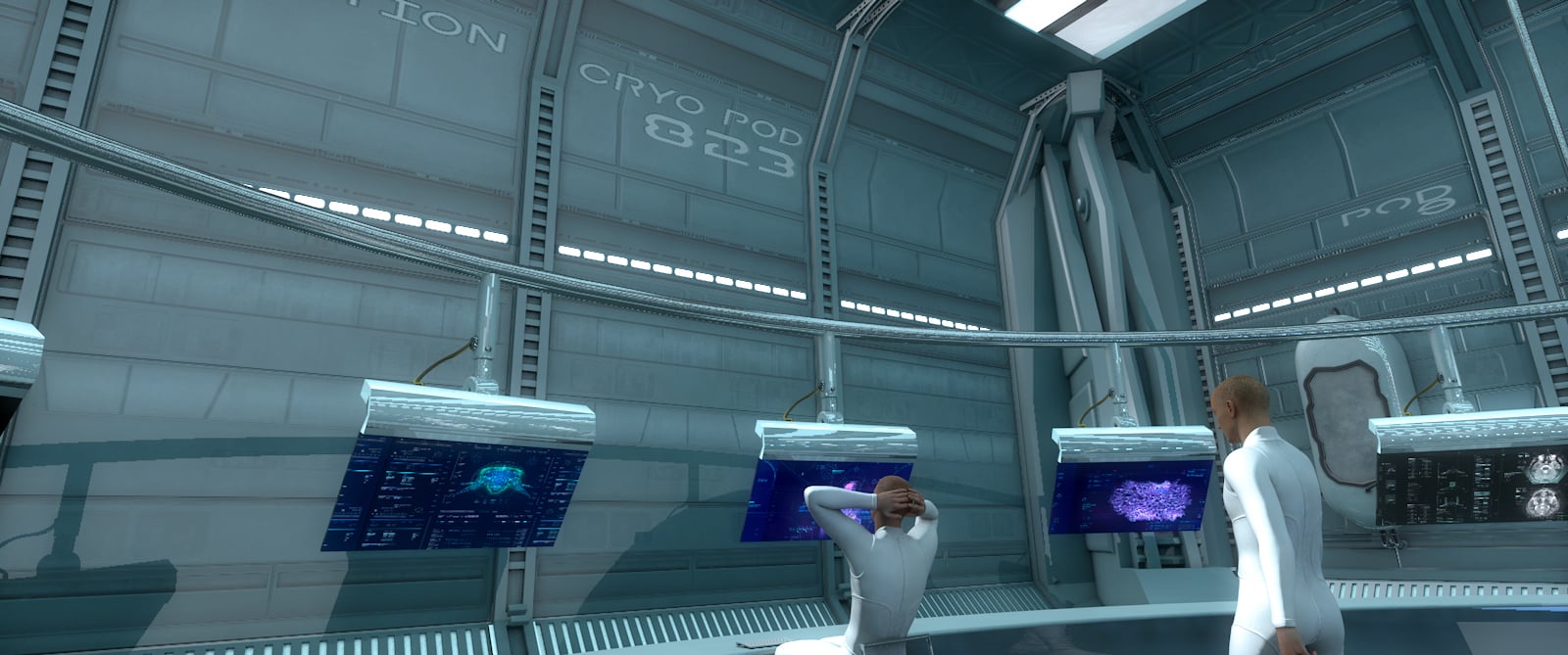 Sci-Fi Cryogenic Room | Daz 3D