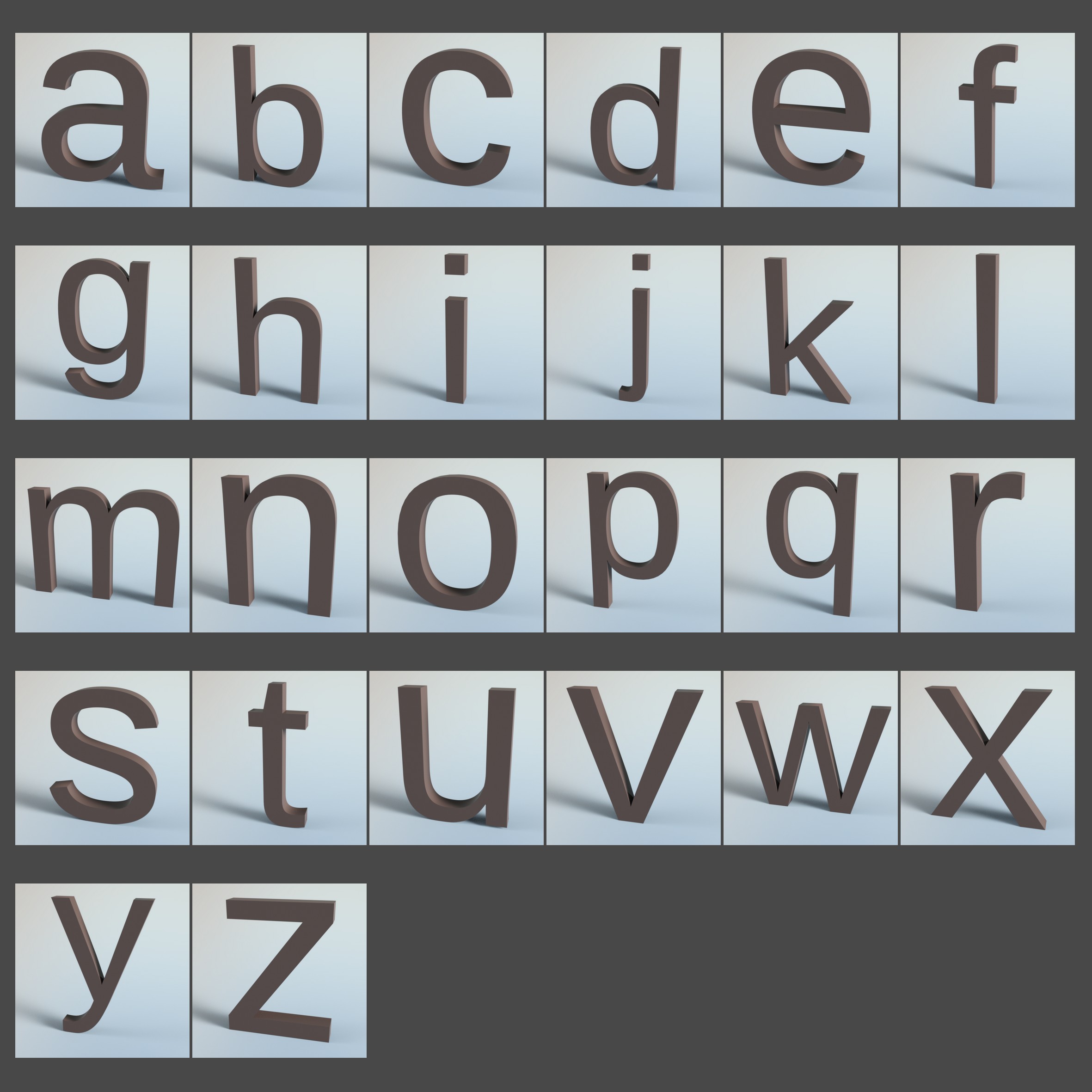 Multi Letter System | Daz 3D