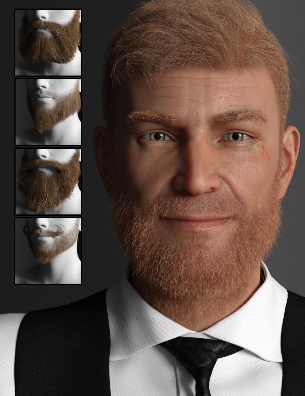 CC Beard Boss for Genesis 8 Male(s) | Daz 3D