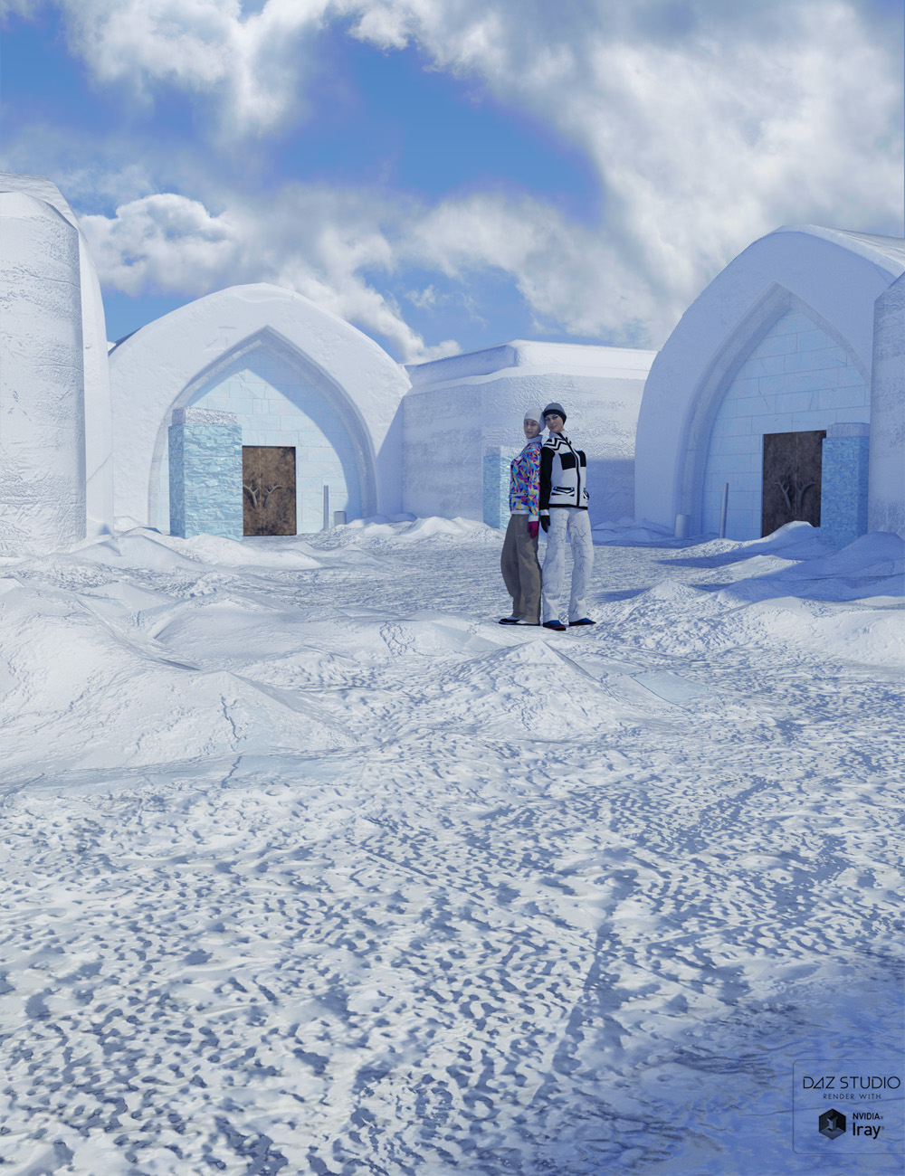 Ice Vacation Bundle | Daz 3D