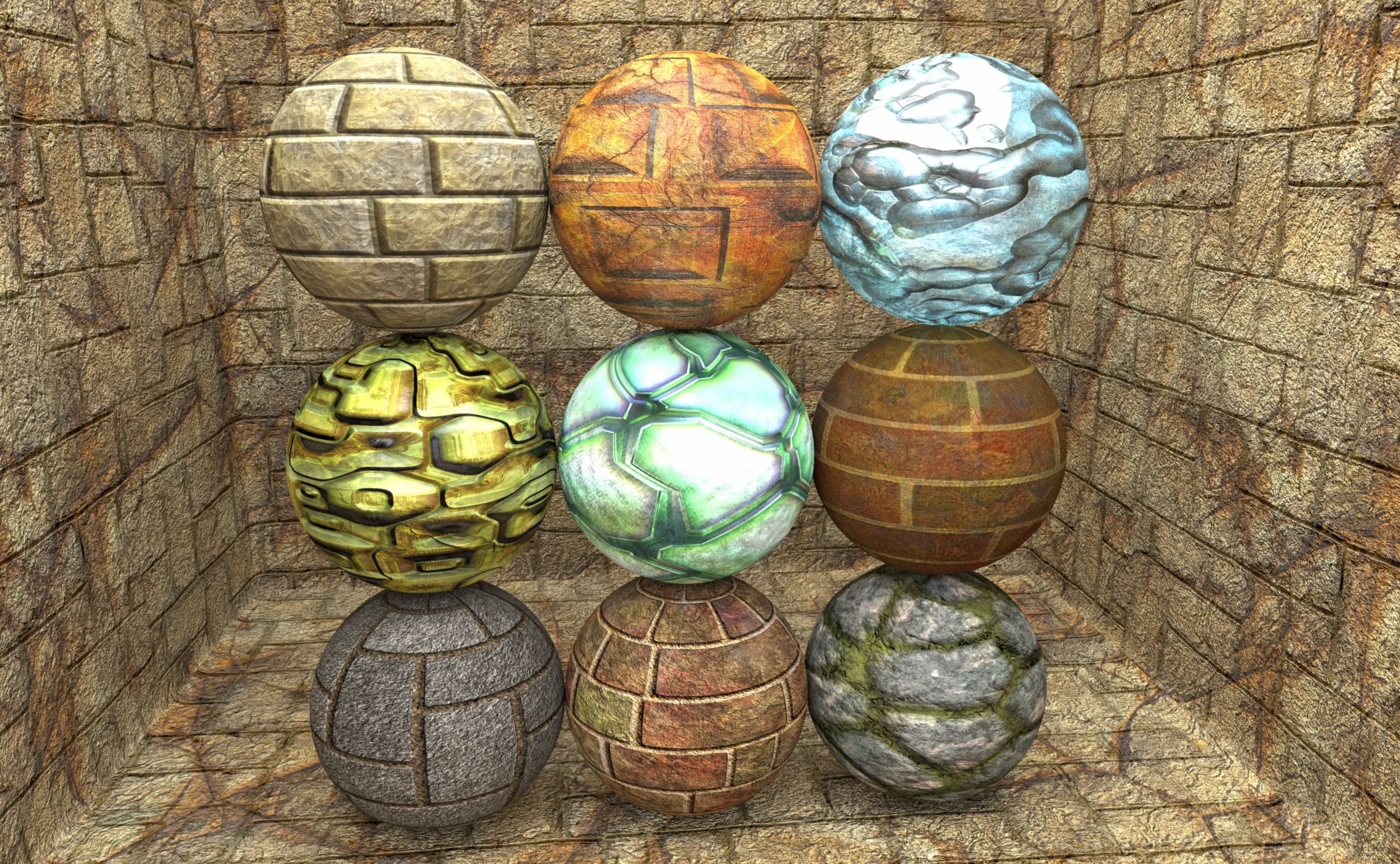 MC Shaders and Paintbrushes 2018 Set 1 Carrara | Daz 3D