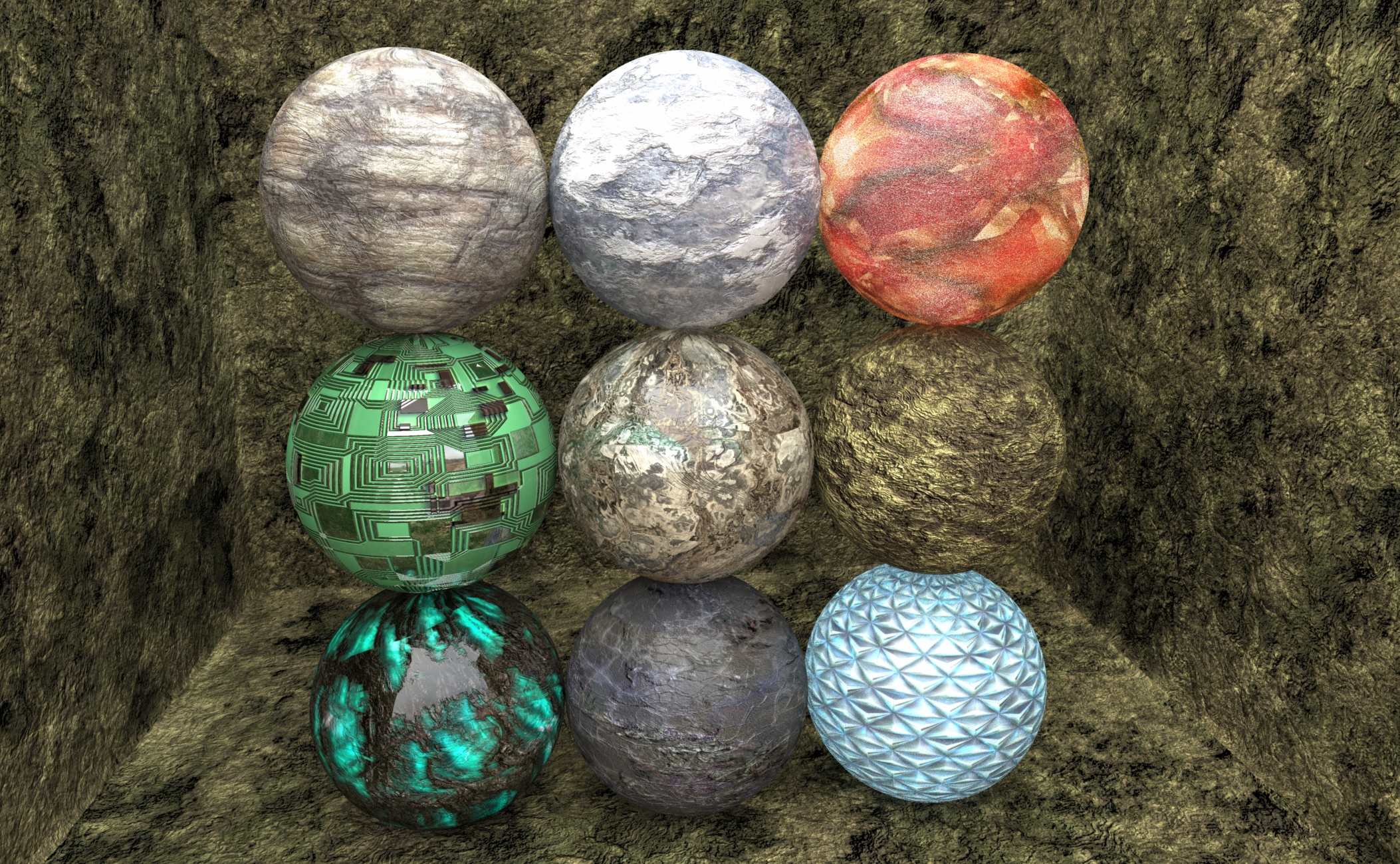 MC Shaders and Paintbrushes 2018 Set 1 Carrara | Daz 3D