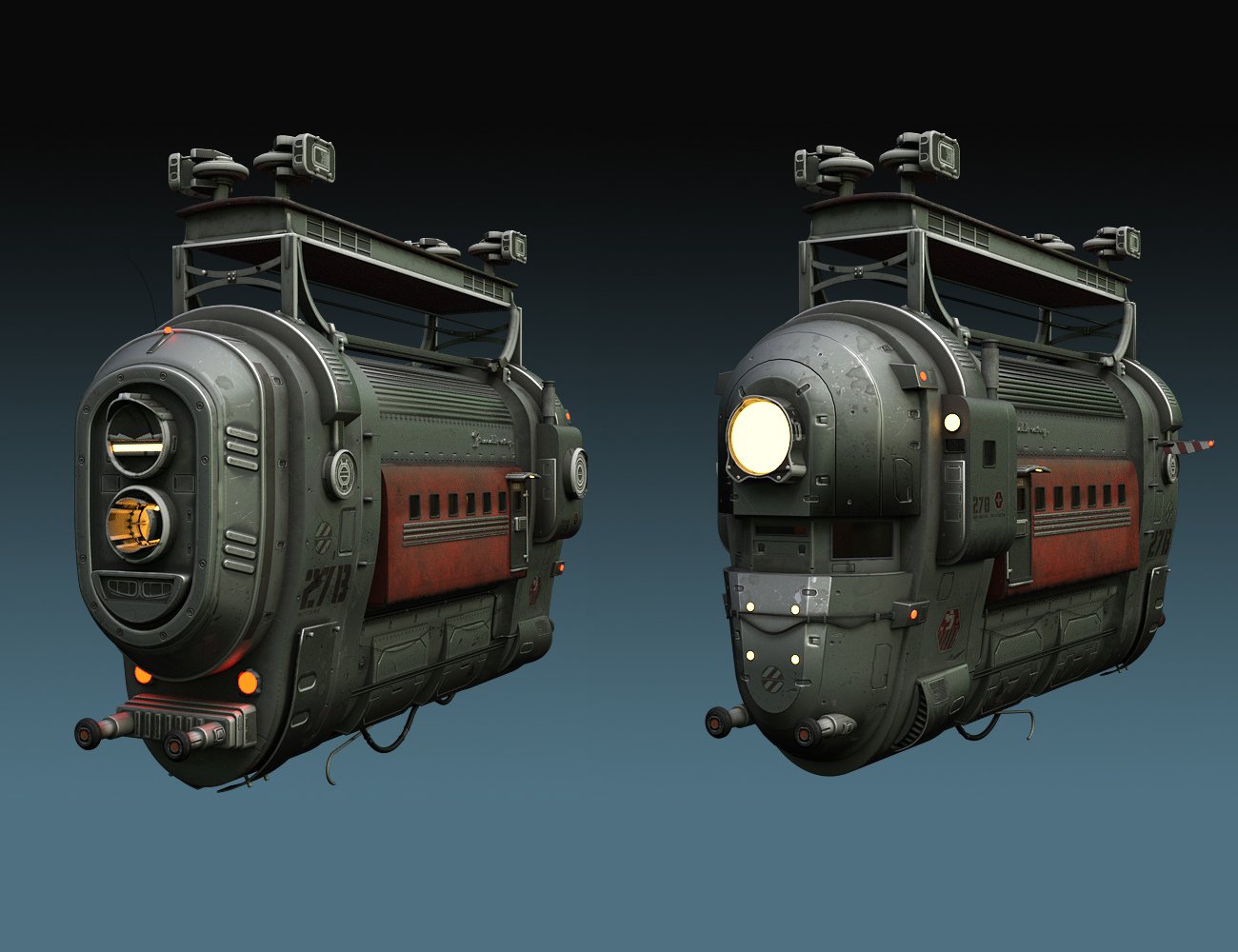 Bradbury Suspended Rail System | Daz 3D