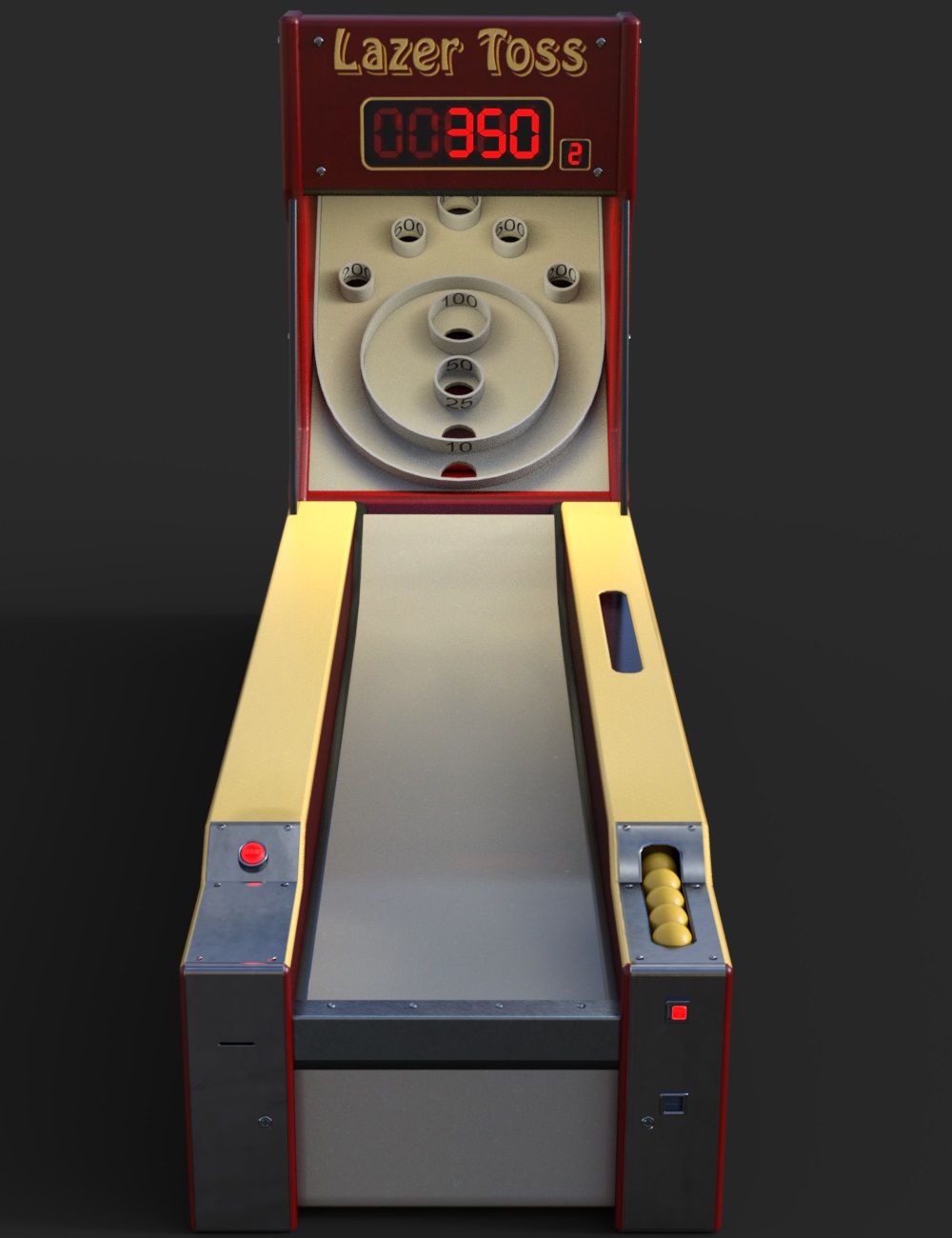 Lazer Toss Arcade Game | Daz 3D