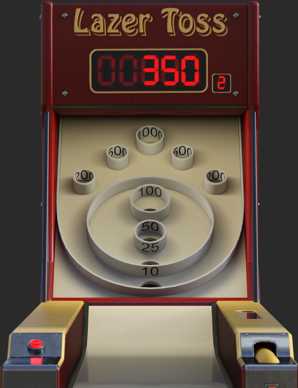 Lazer Toss Arcade Game | Daz 3D