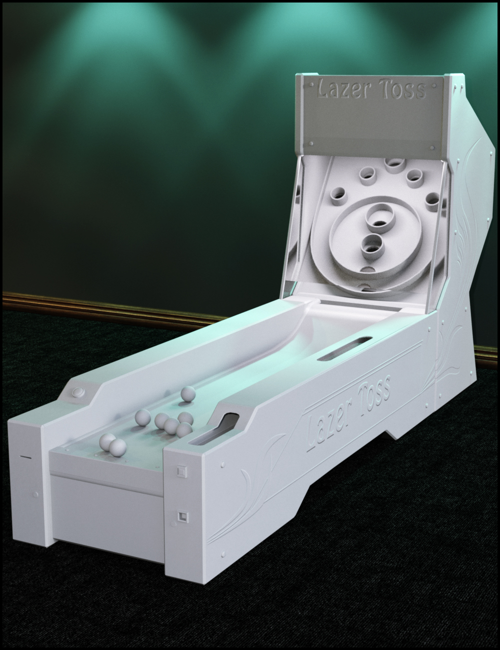 Lazer Toss Arcade Game | Daz 3D