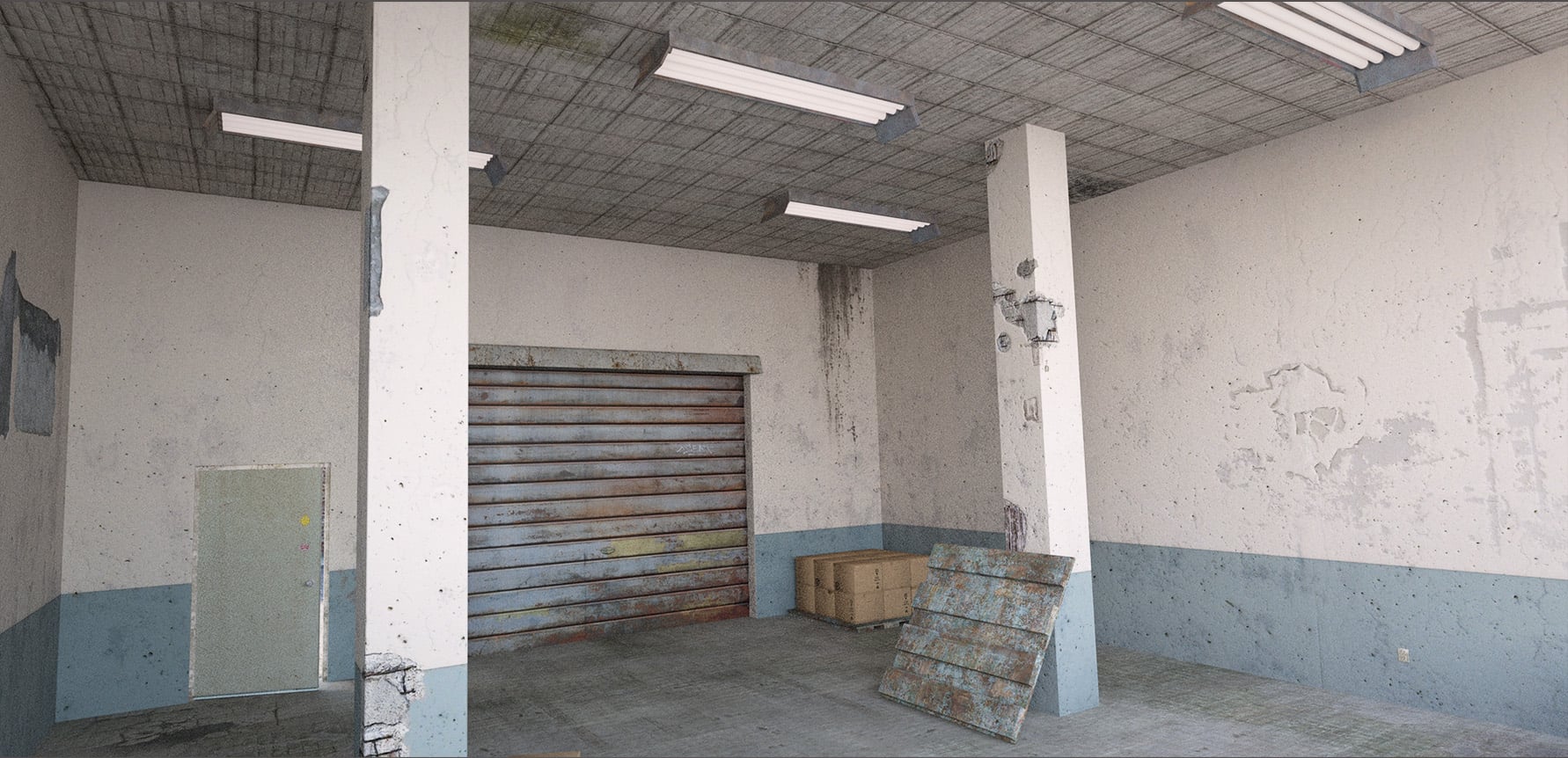 Industrial Storage Unit Interior | Daz 3D