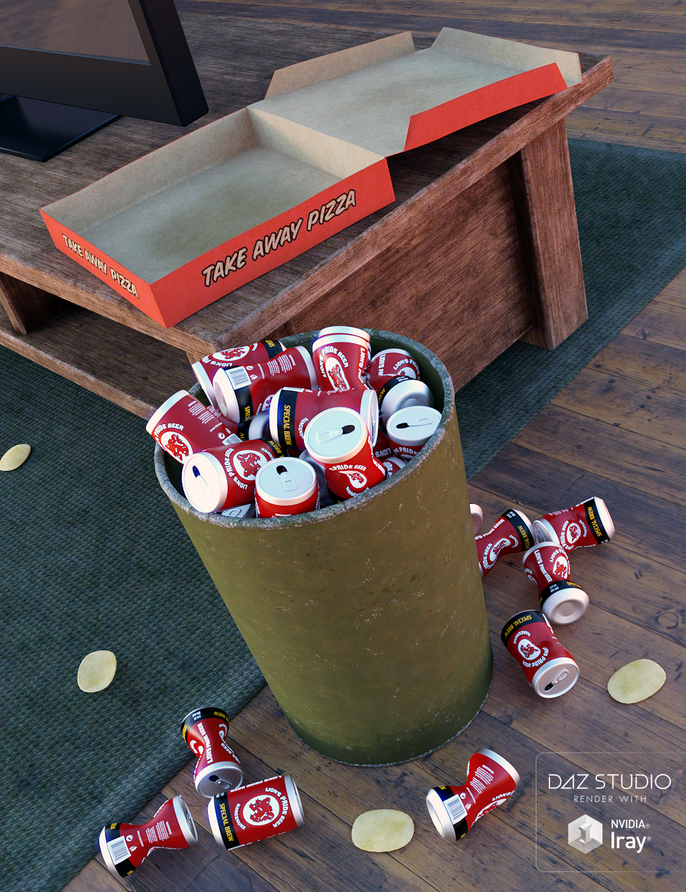 Couch Potato Props | Daz 3D