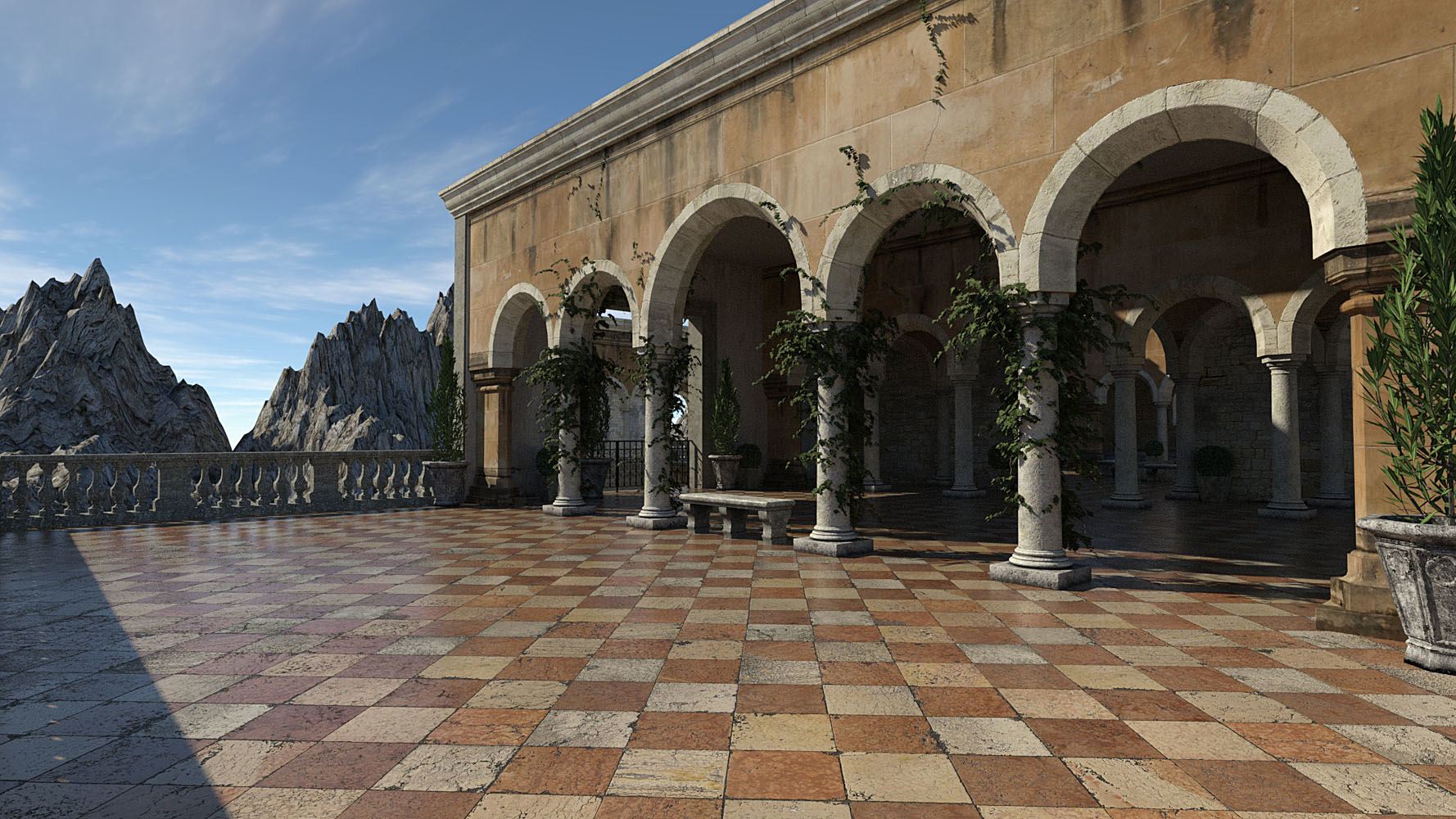 Renaissance Plaza | Daz 3D