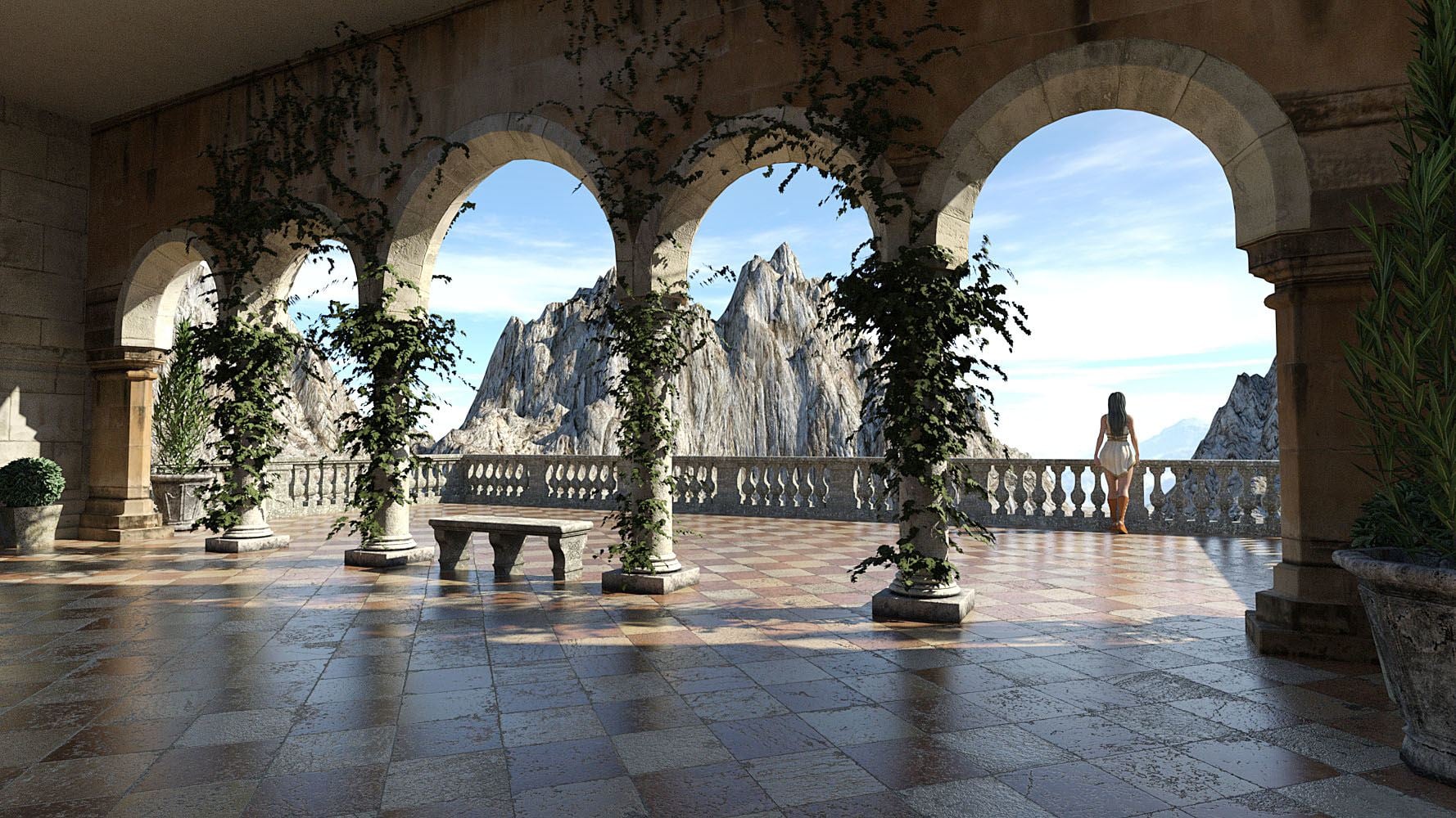 Renaissance Plaza | Daz 3D