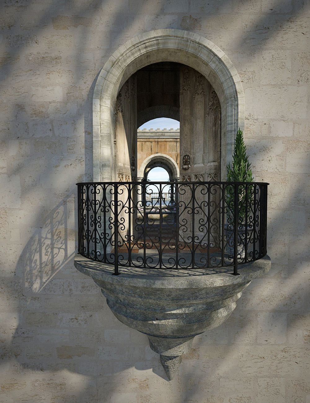 Renaissance Plaza | Daz 3D