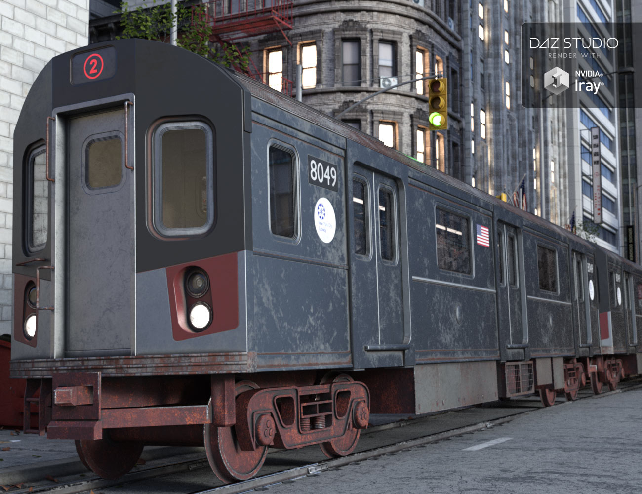 Subway Car | Daz 3D