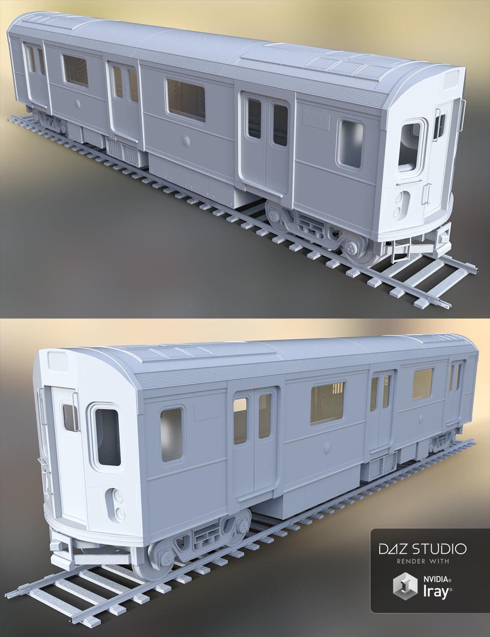 Subway Car | Daz 3D