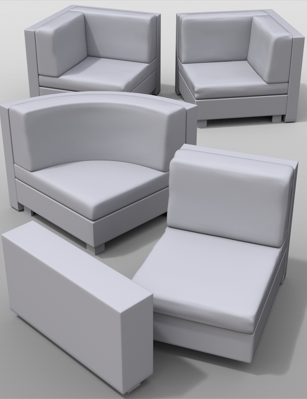 Modular Morphing Sofa | Daz 3D