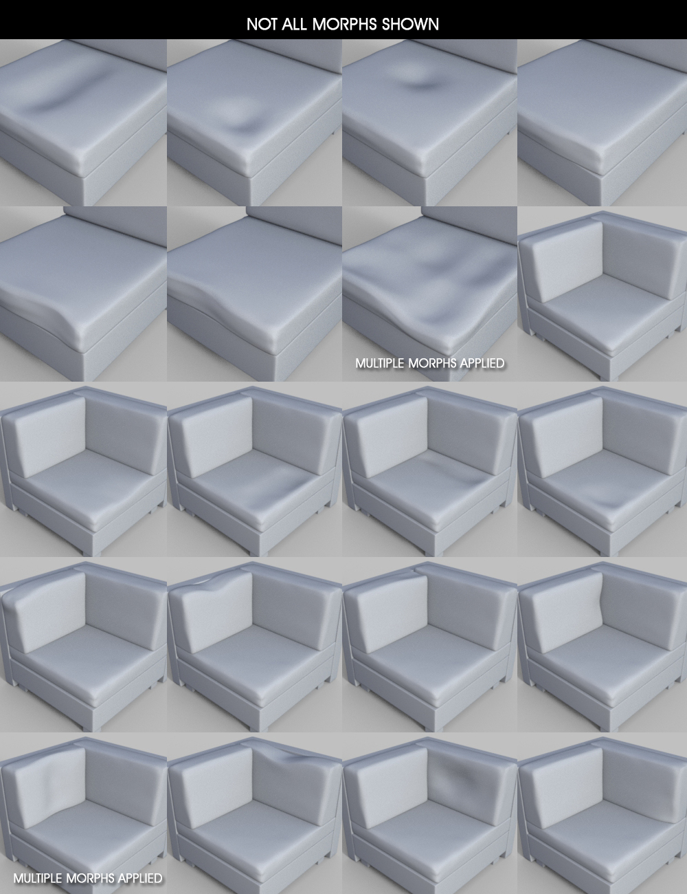 Modular Morphing Sofa | Daz 3D