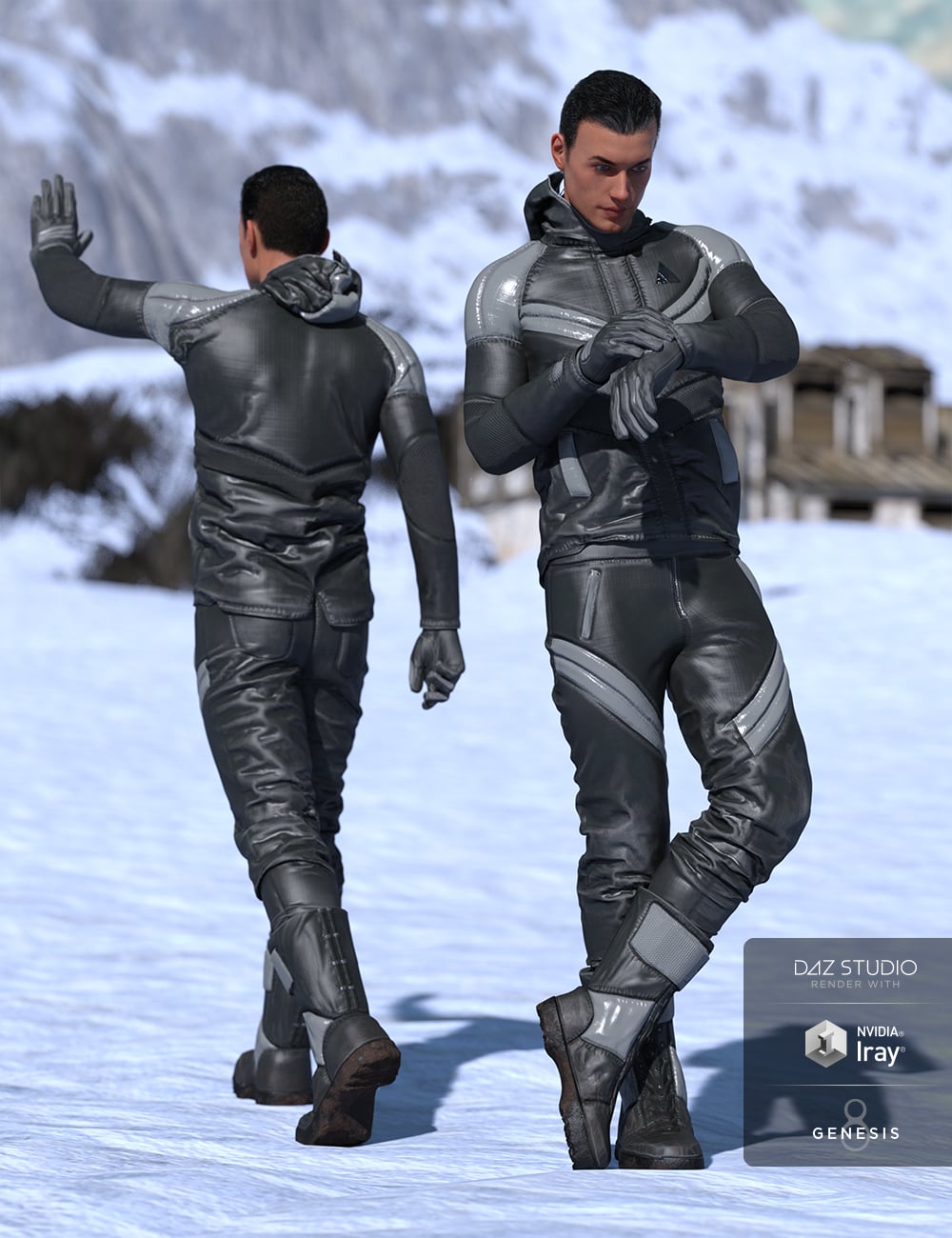 Winter Clothing for Genesis 8 Male(s) | Daz 3D