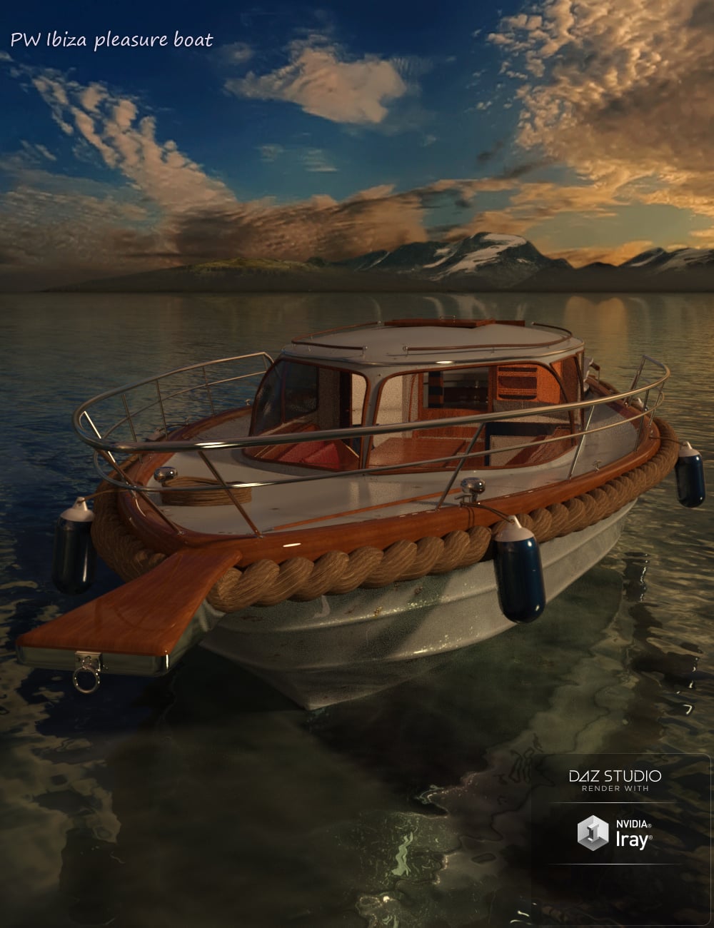 PW Ibiza Pleasure Boat | Daz 3D