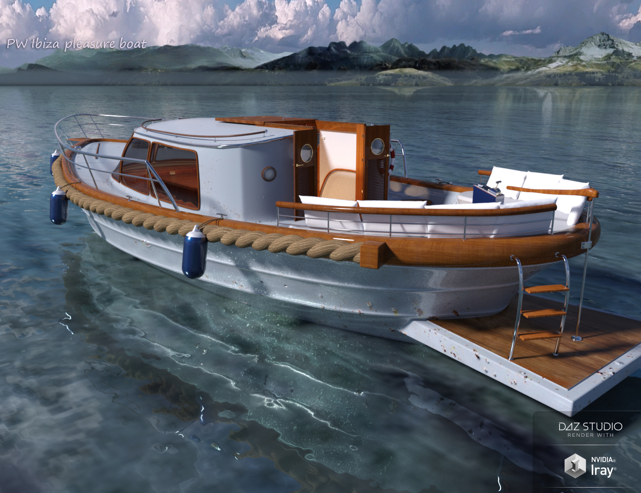 PW Ibiza Pleasure Boat | Daz 3D