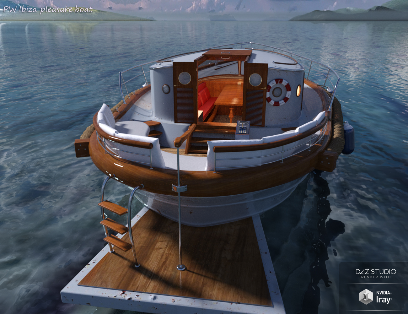 PW Ibiza Pleasure Boat | Daz 3D