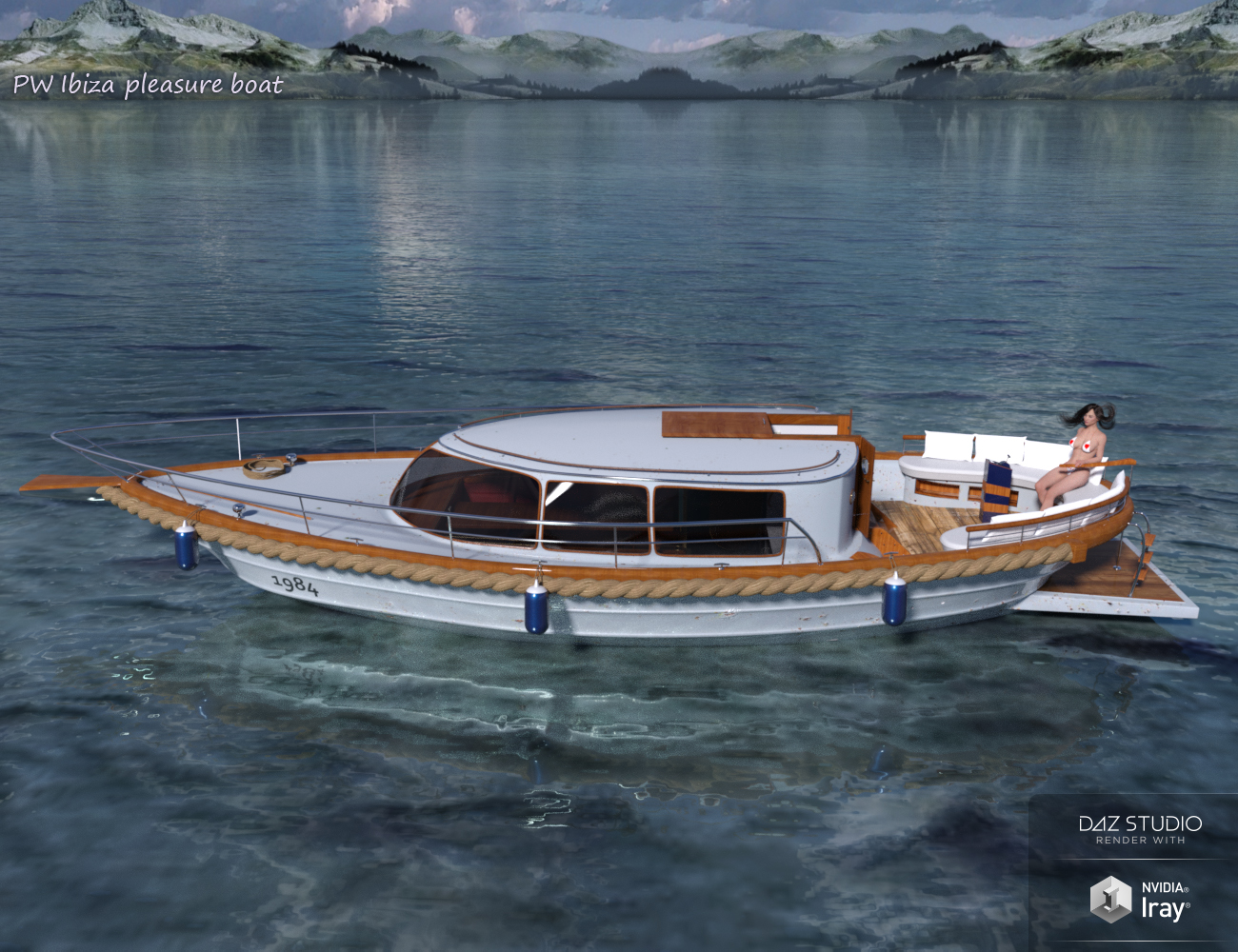 PW Ibiza Pleasure Boat | Daz 3D