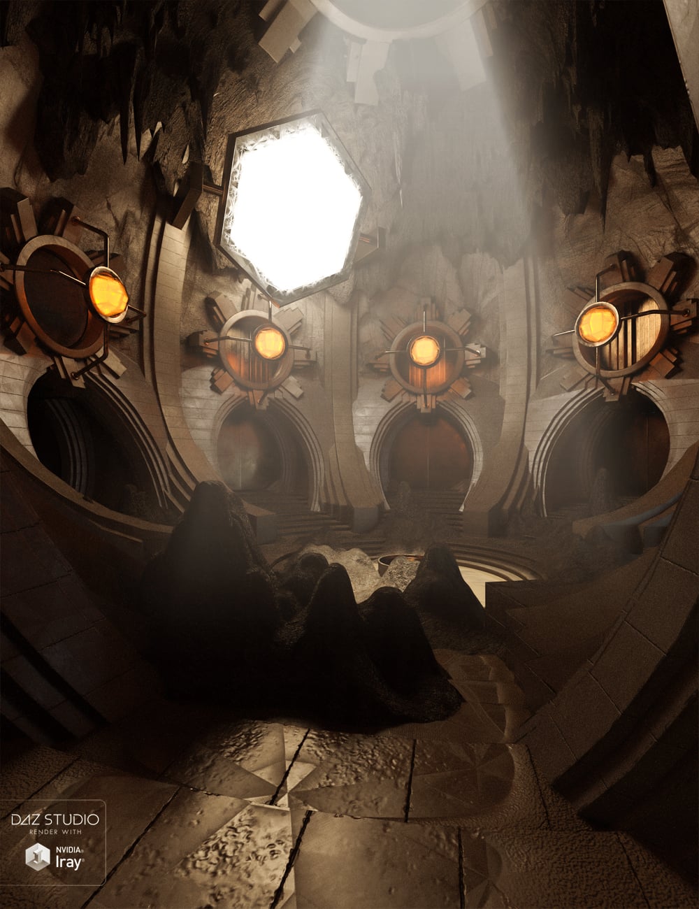 Dragon Wraith Tomb | Daz 3D