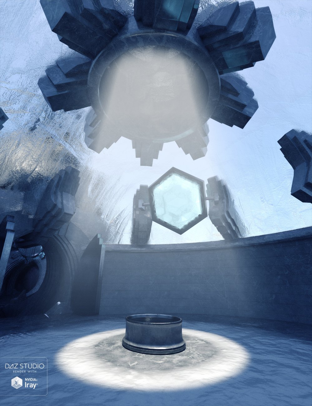 Dragon Wraith Tomb - Fire & Ice | Daz 3D