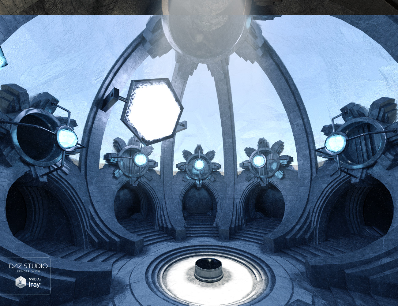 Dragon Wraith Tomb - Fire & Ice | Daz 3D
