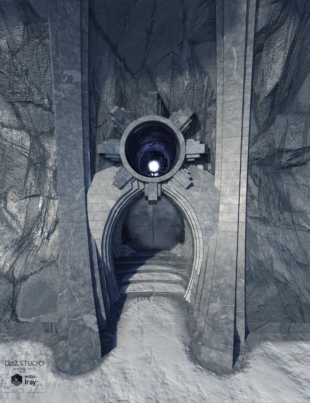 Dragon Wraith Tomb - Fire & Ice | Daz 3D