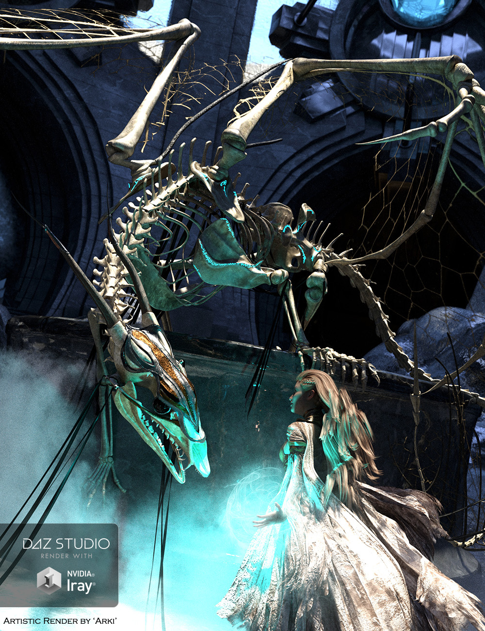 Dragon Wraith Tomb - Fire & Ice | Daz 3D