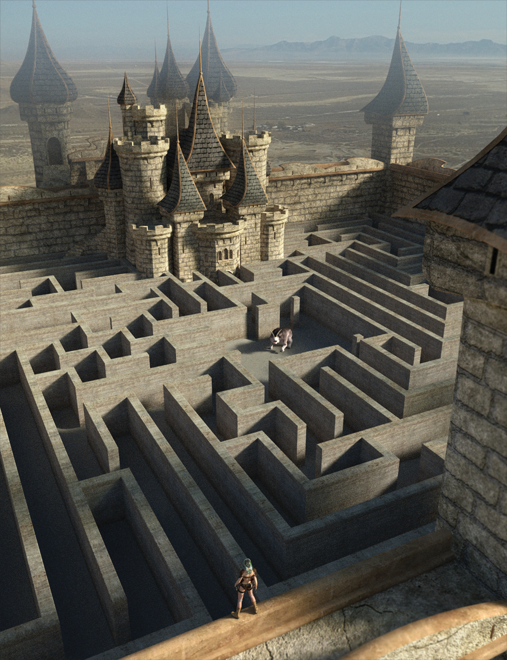 aMAZEing Journey Around the World | Daz 3D
