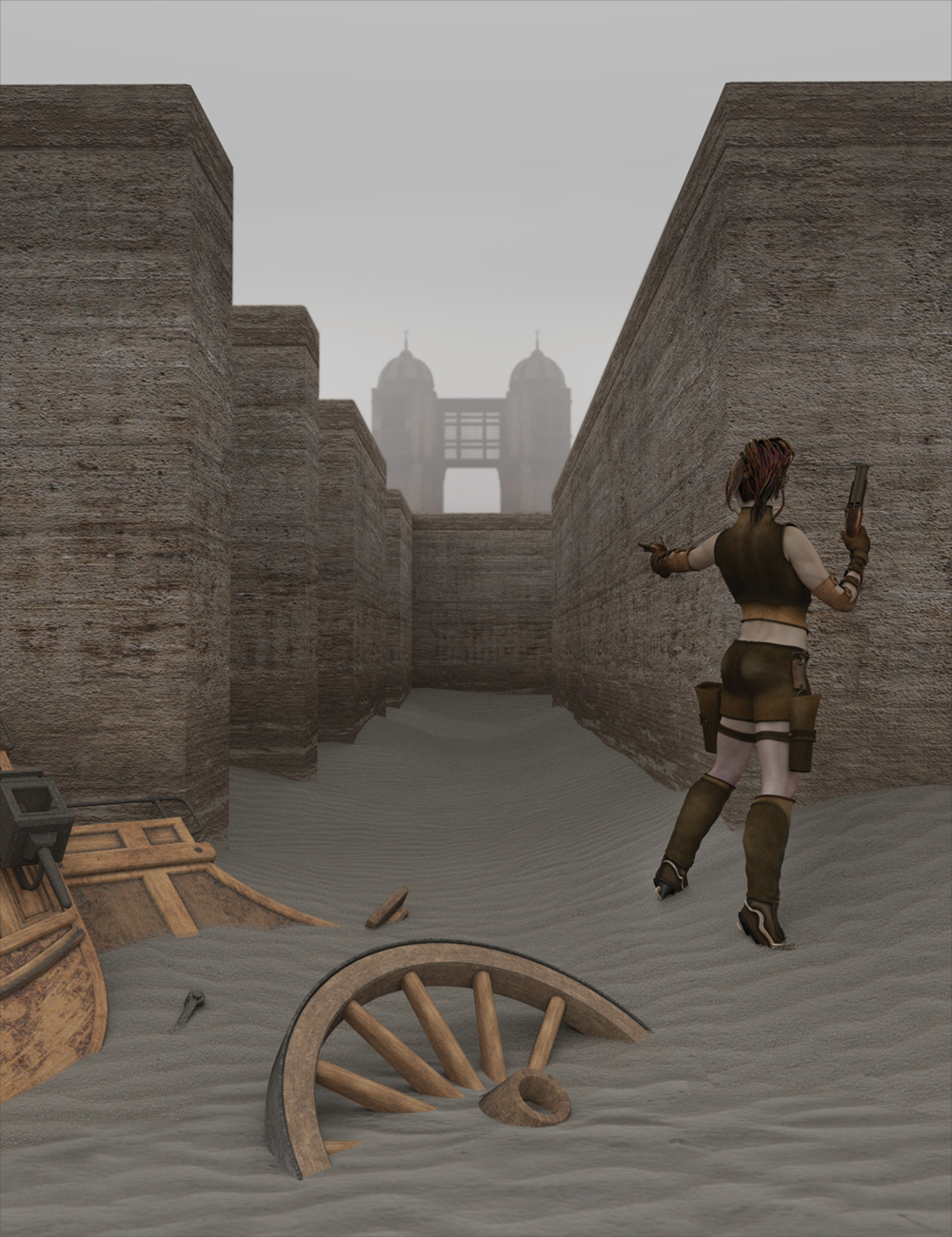 aMAZEing Journey Around the World | Daz 3D
