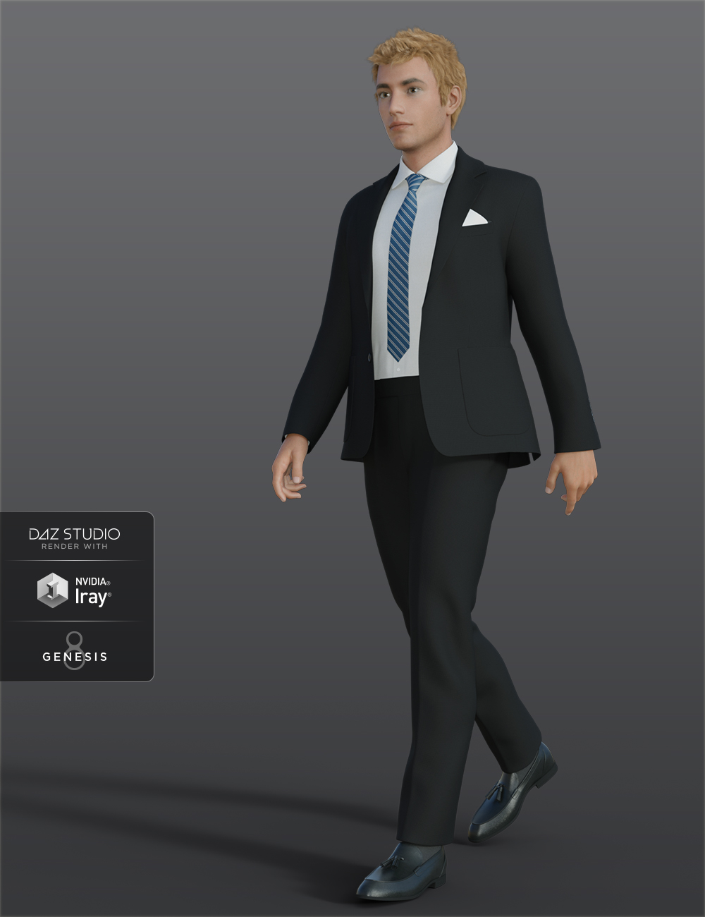 H&C Business Suit for Genesis 8 Male(s) | Daz 3D