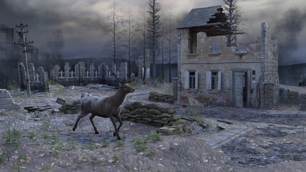 Tane The Old Deer for Daz Horse 2 | Daz 3D